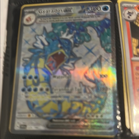 Pokemon | Games | Pokemon Gyarados Ex Card Blue And Yellow | Poshmark